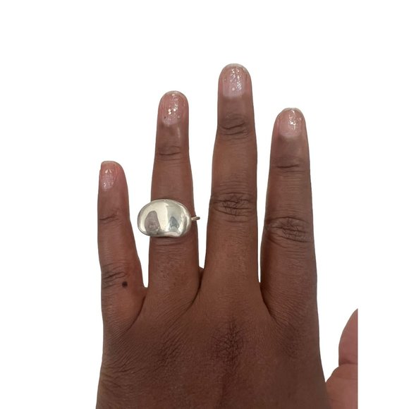 Tiffany & Co | Jewelry | Tiffany Co Sterling Silver Bean Ring 279 | Poshmark